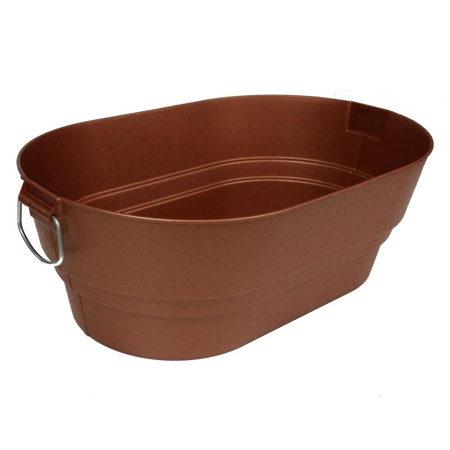 CONTICO 2.25-Gallon (9-Quart) Bronze Tote with Lidless Lid in the ...