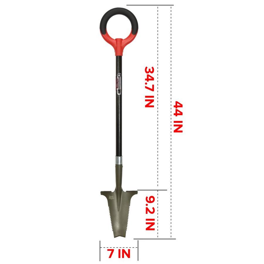 Radius Garden Root Slayer 34.7-in Composite Digging Shovel in the ...