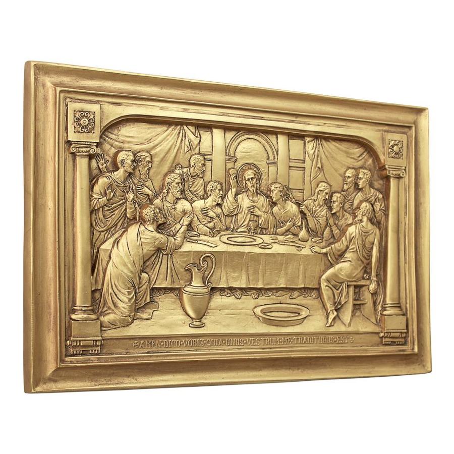 Design Toscano 10.5-in H x 16.5-in W Gods Resin Wall Sculpture in the ...