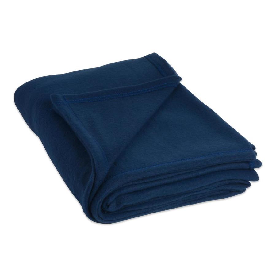 DII Dark Blue Polyester Blanket in the Blankets & Throws department at ...