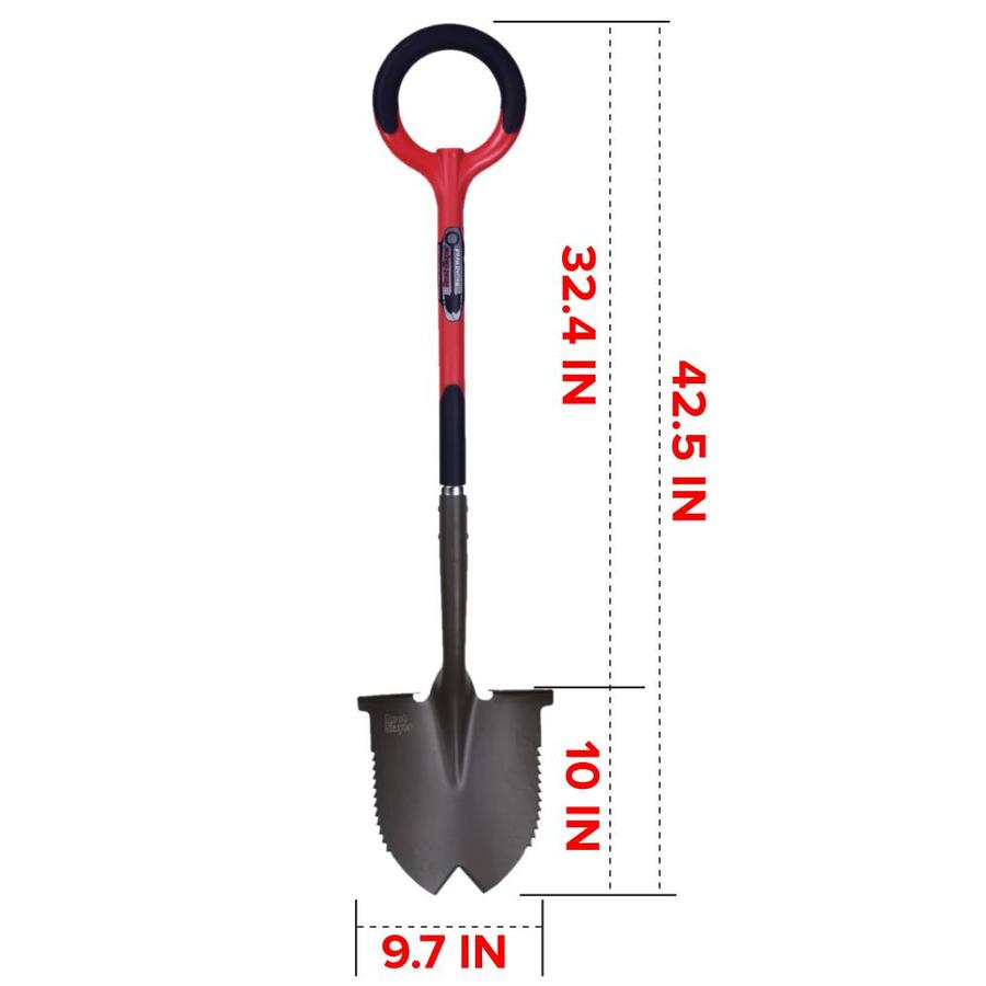 Radius Garden Root Slayer 32.4-in Composite Digging Shovel in the ...