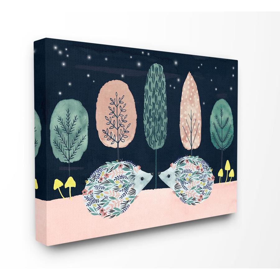 Stupell Industries Frameless 30-in H x 24-in W Vintage/Retro Canvas ...