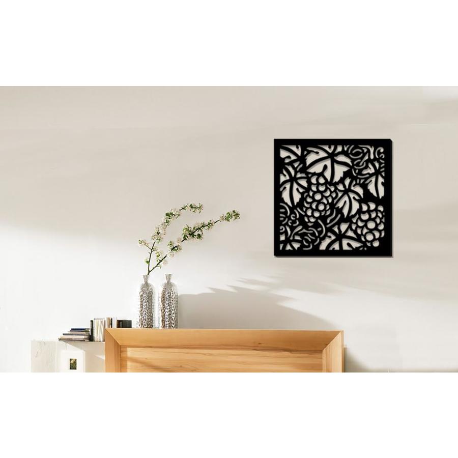 Matrix Decor Screens 0.4-in H x 23-in W Floral Word Art in the Wall Art ...