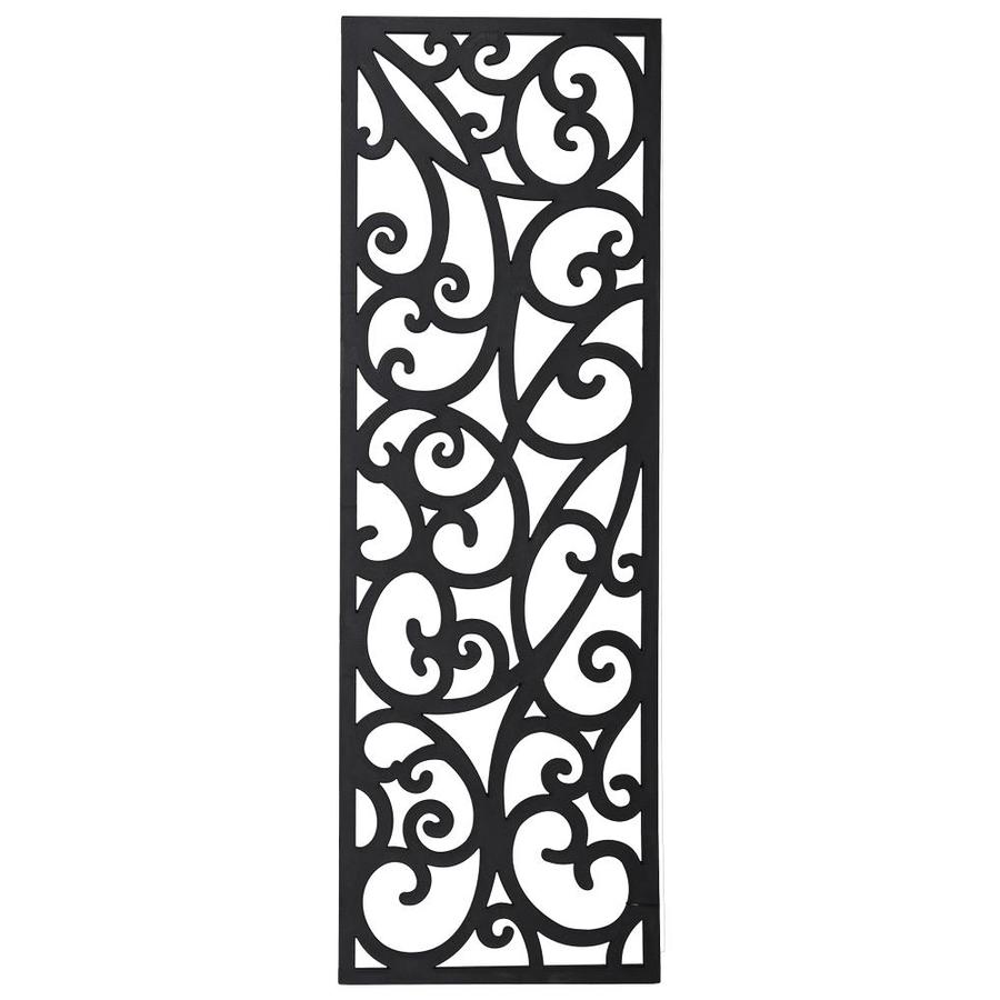 Matrix Decor Screens 0.4-in H x 24-in W Scrollwork Word Art in the Wall ...