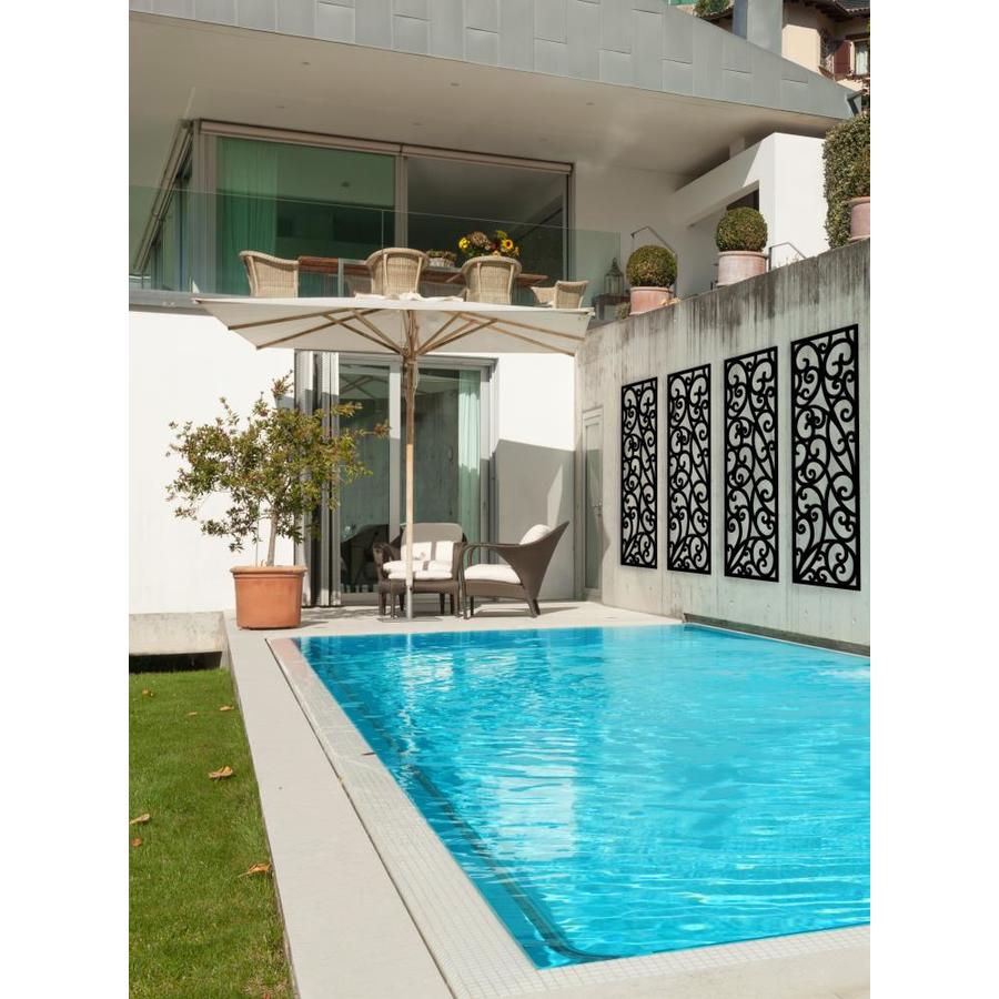 Matrix Decor Screens 0.4-in H x 24-in W Scrollwork Word Art in the Wall ...