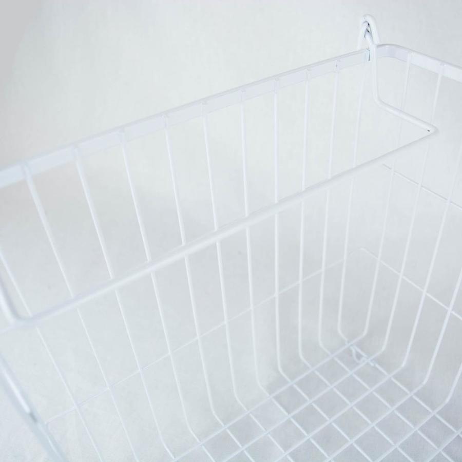 DII 9.8-in W x 10.8-in H x 12.6-in D White Iron Basket in the Storage ...