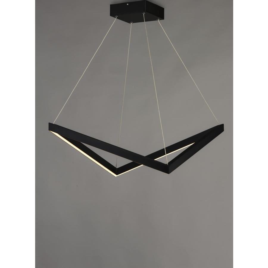 ET2 Stealth Black Modern/Contemporary Geometric LED Pendant Light in ...