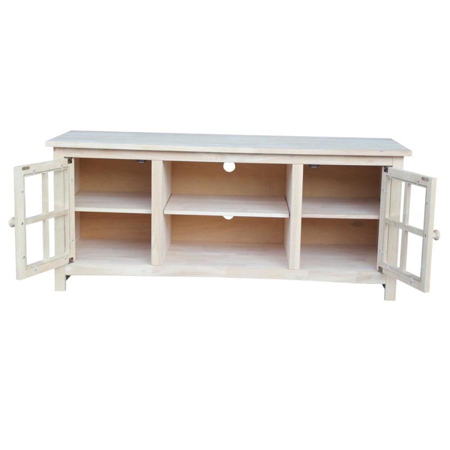 International Concepts Franklin Unfinished TV Stand in the TV Stands ...