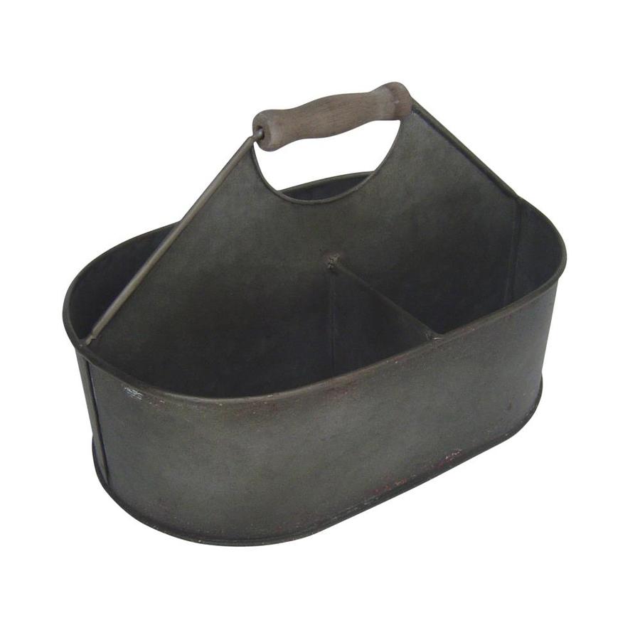 Cheung's Trays and caddies 6.5-in x 10.5-in Silver 4 Divided Oval ...