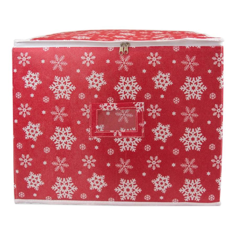 DII Snowflake Print Ornament Storage Small in the Ornament Storage ...