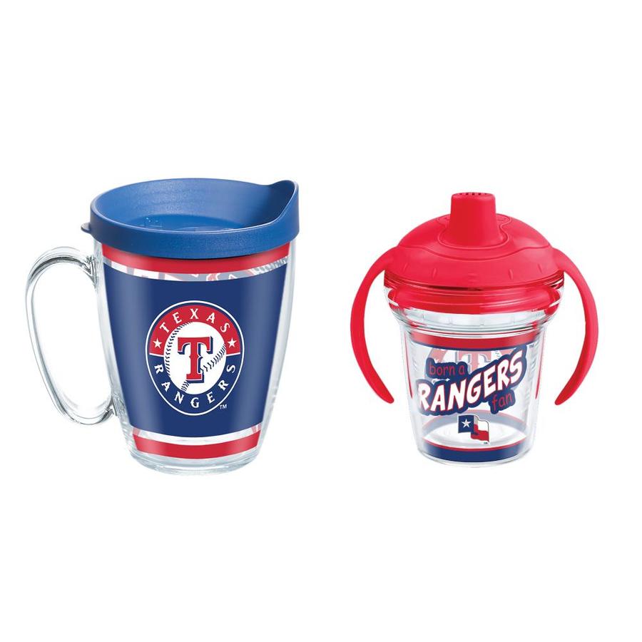 Tervis MLB Texas Rangers Legend 16 oz Coffee Mug and Born A Fan 6 oz ...