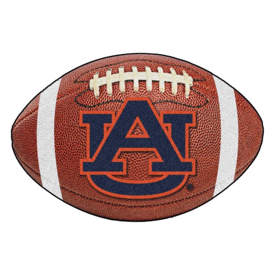 FANMATS Auburn Tigers NCAA Photorealistic Football Mat 1-1/2-ft x 2-1/2 ...