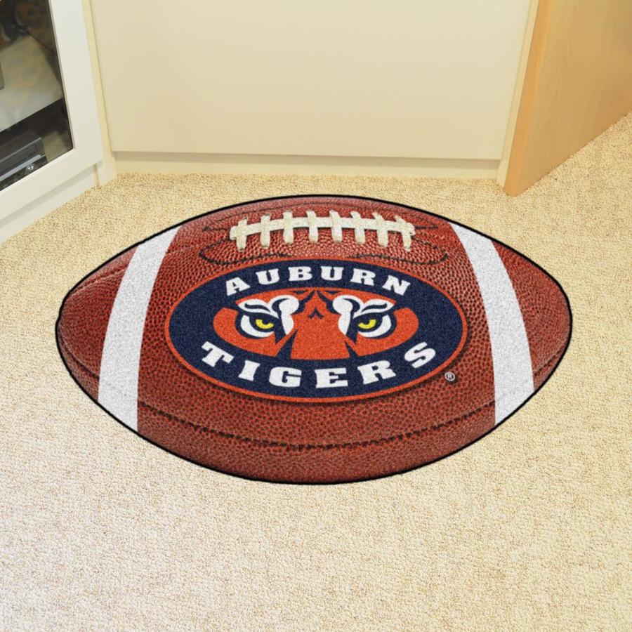 FANMATS Auburn Tigers NCAA Photorealistic Football Mat 1-1/2-ft x 2-1/2 ...