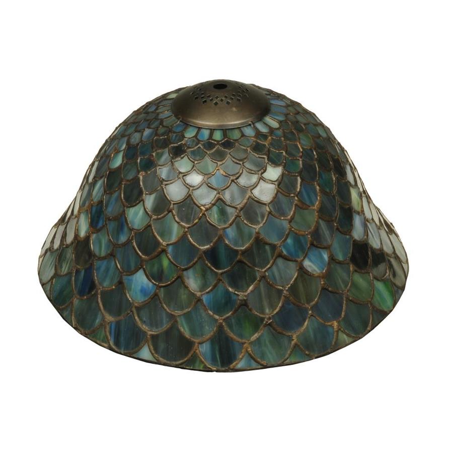 Meyda Tiffany Lighting 12-inW Tiffany Fishscale Shade in the Lamp ...