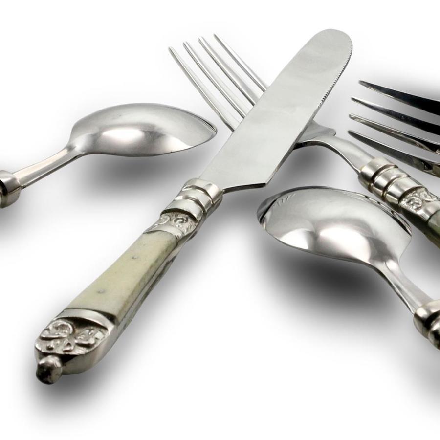 Gibson Elite Gibson Elite Althea Linen 5 Piece Stainless Steel Flatware ...
