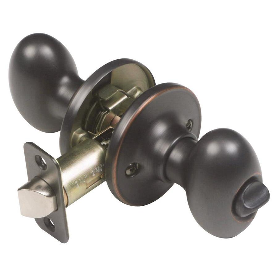 Design House Egg Egg Oil Rubbed Bronze Privacy Door Knob in the Door Knobs department at Lowes.com