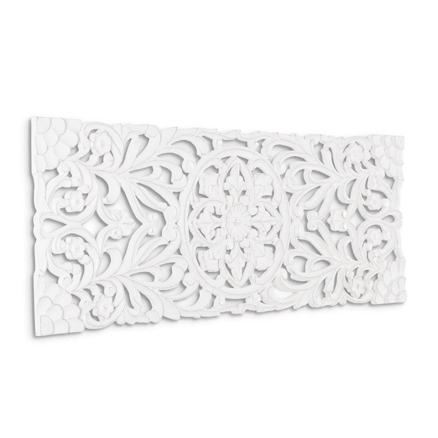 Madeleine Home Malito 18 in. x 48 in. White Medallion by Madeleine Home ...