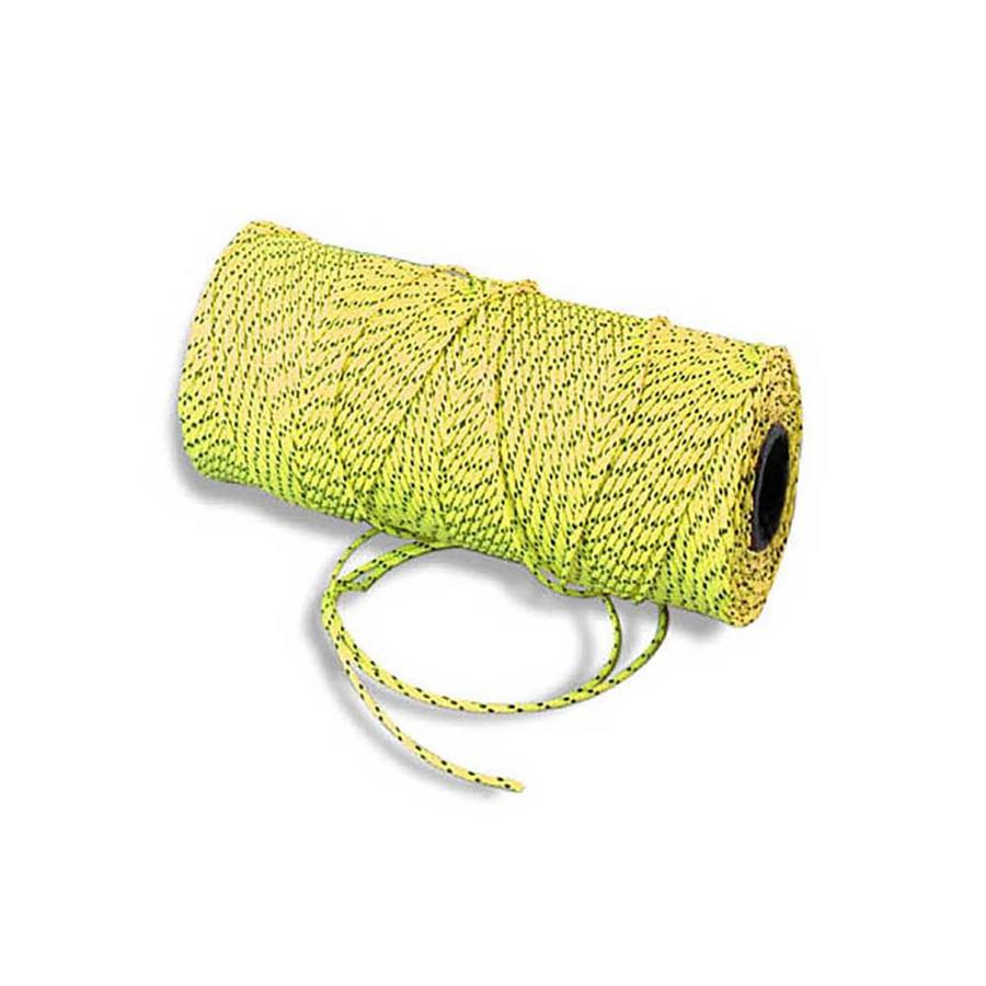 Bon Tool 500 ft. Yellow/Black Flecked Nylon Bonded Braided Masonry Line ...