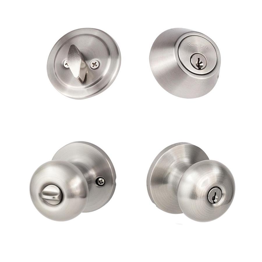 Sure-Loc Hardware Sure-Loc Door Hardware Durango Satin Nickel Single ...