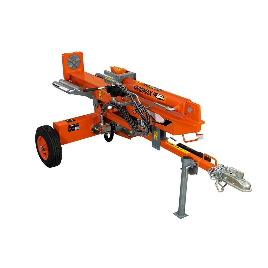 YARDMAX 25-Ton full-beam log splitter 25-Ton 208-cc Horizontal and ...