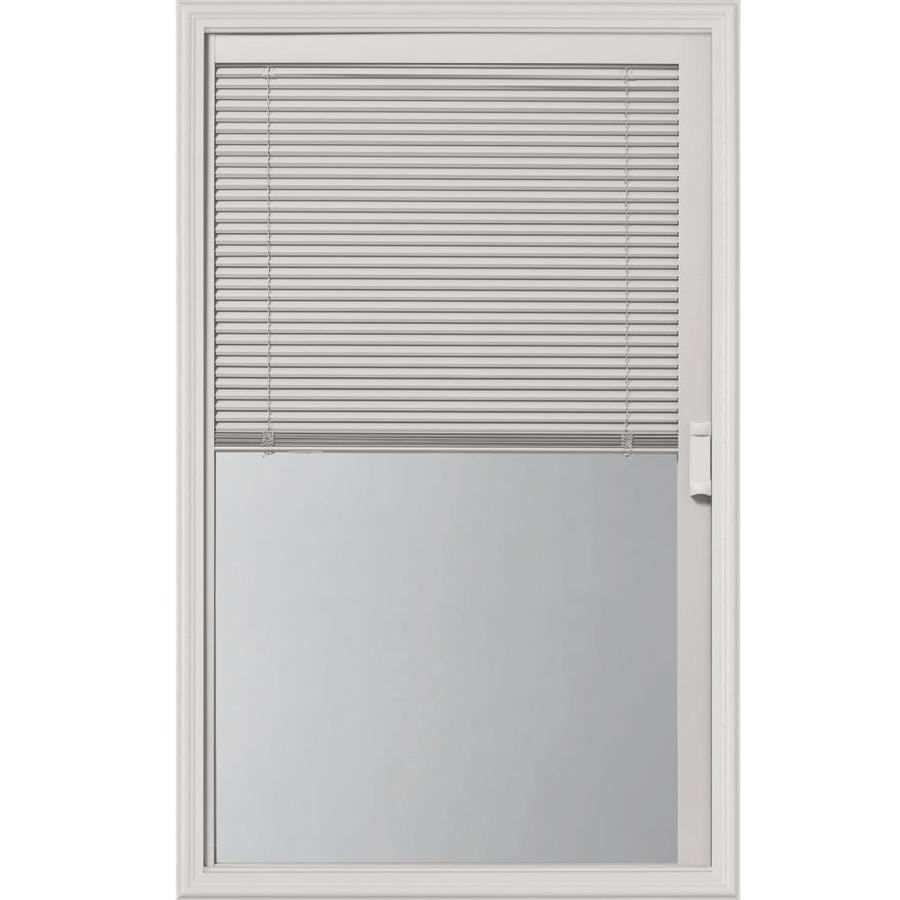 Western Reflections Blinds between glass 22-in x 36-in Clear Entry Door ...
