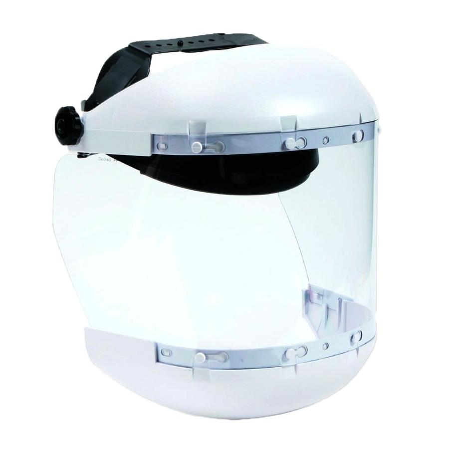 Sellstrom Dual Crown Safety Face Shield with Ratchet Headgear and Chin ...