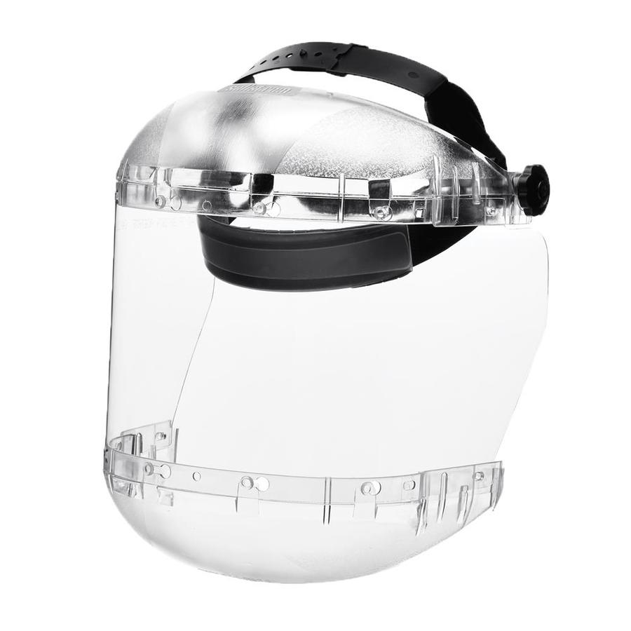 Sellstrom Dual Crown Safety Face Shield with Ratchet Headgear and Chin ...