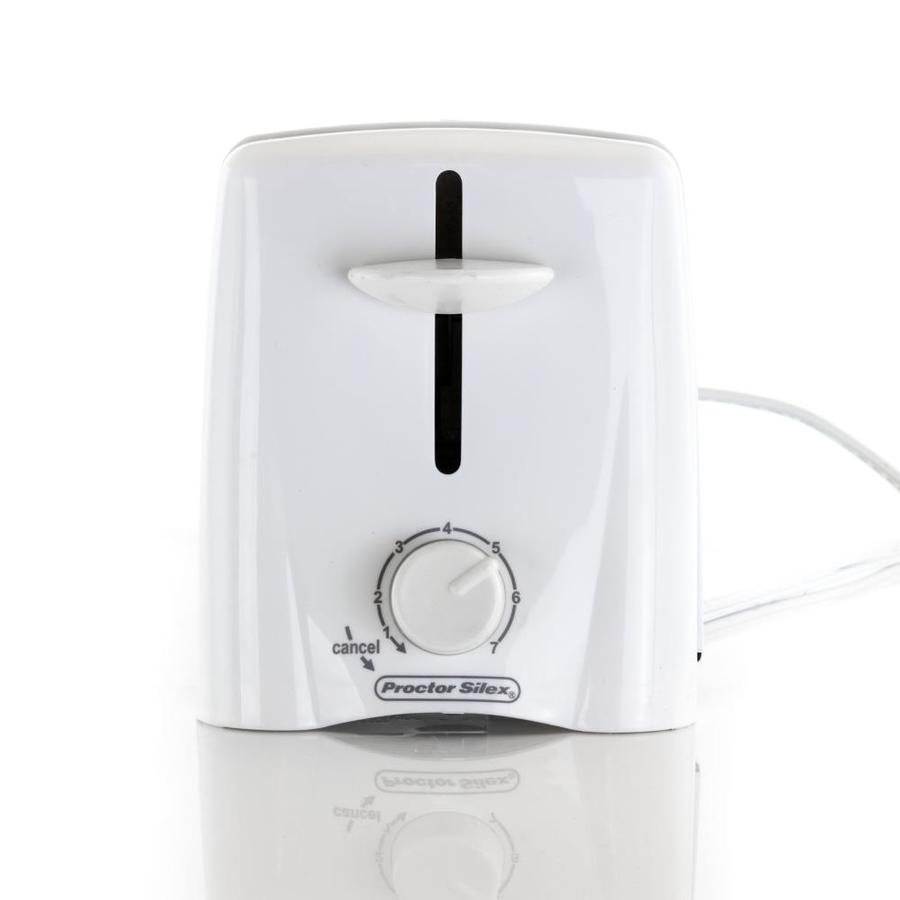 Proctor Silex 2-Slice White 750-Watt Toaster in the Toasters department ...