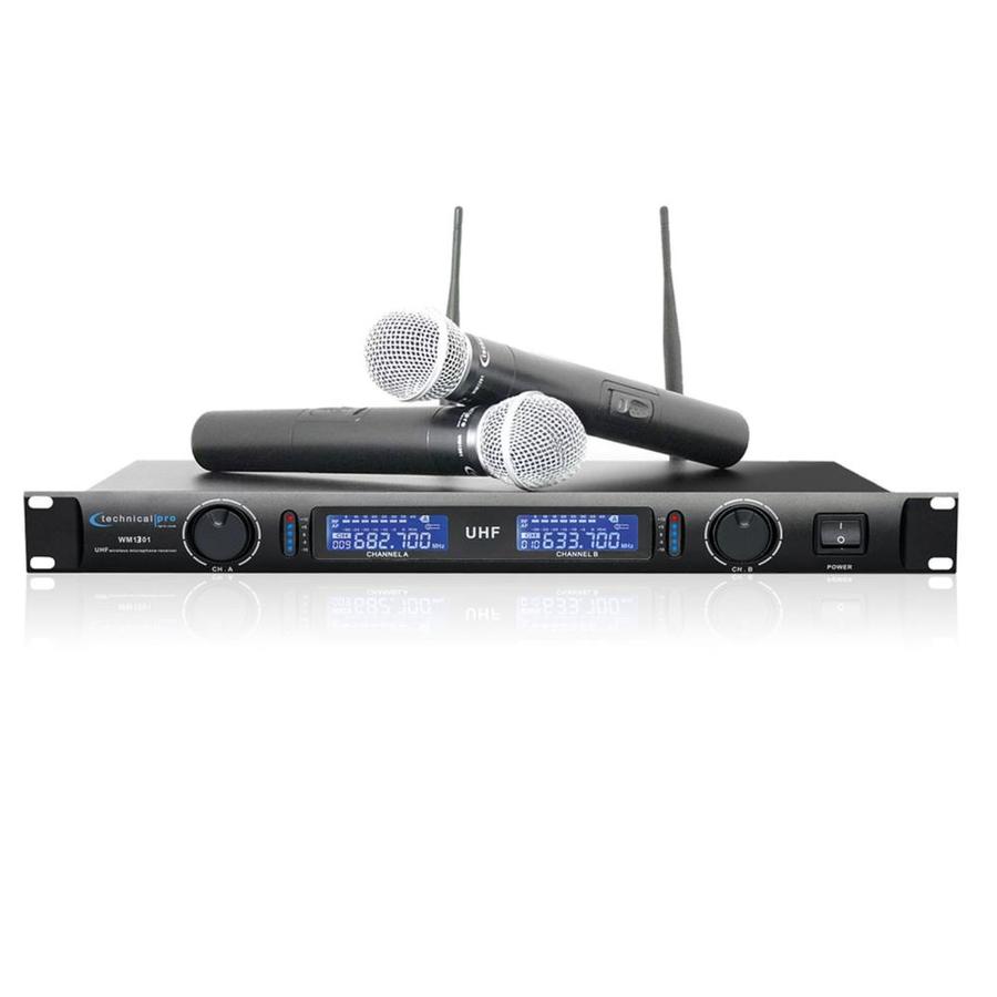 Technical Pro Technical Pro Professional UHF Dual Wireless Microphone ...