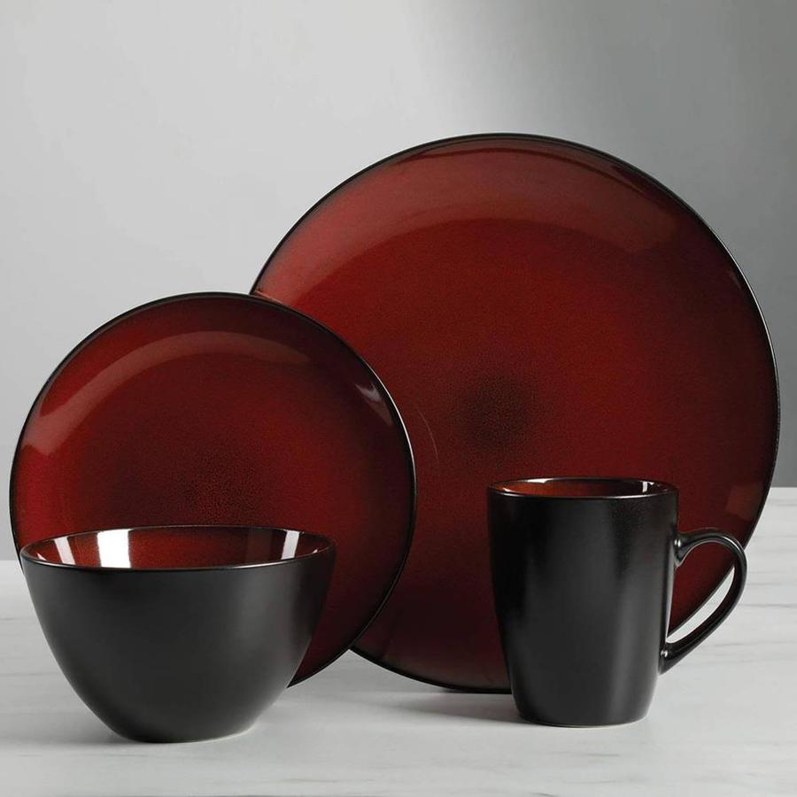 Gibson Home Red Dinnerware in the Dinnerware department at Lowes.com