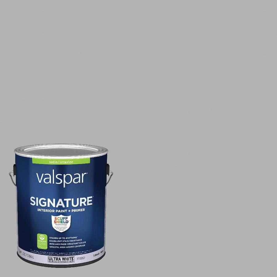 Valspar Signature Satin Polished Silver 4008-1b Interior Paint (1 ...