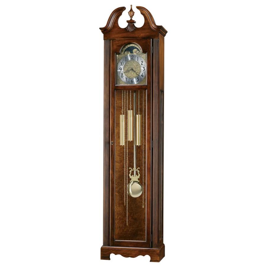 Howard Miller Floor Clock Analog Rectangle Floor Grandfather Clock in ...