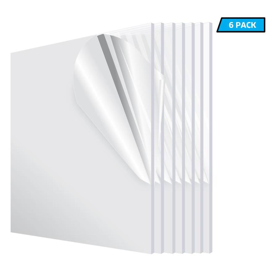 AdirOffice 12-ft x 12-ft Clear 0.125-mil Plastic Sheeting in the ...