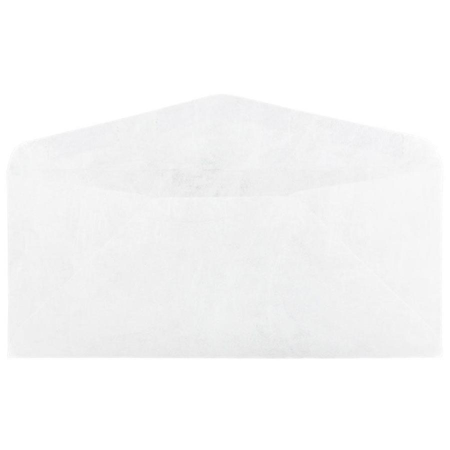 JAM Paper #10 Business Tear-Proof Envelopes, 4.125 x 9.5, White, 25 ...