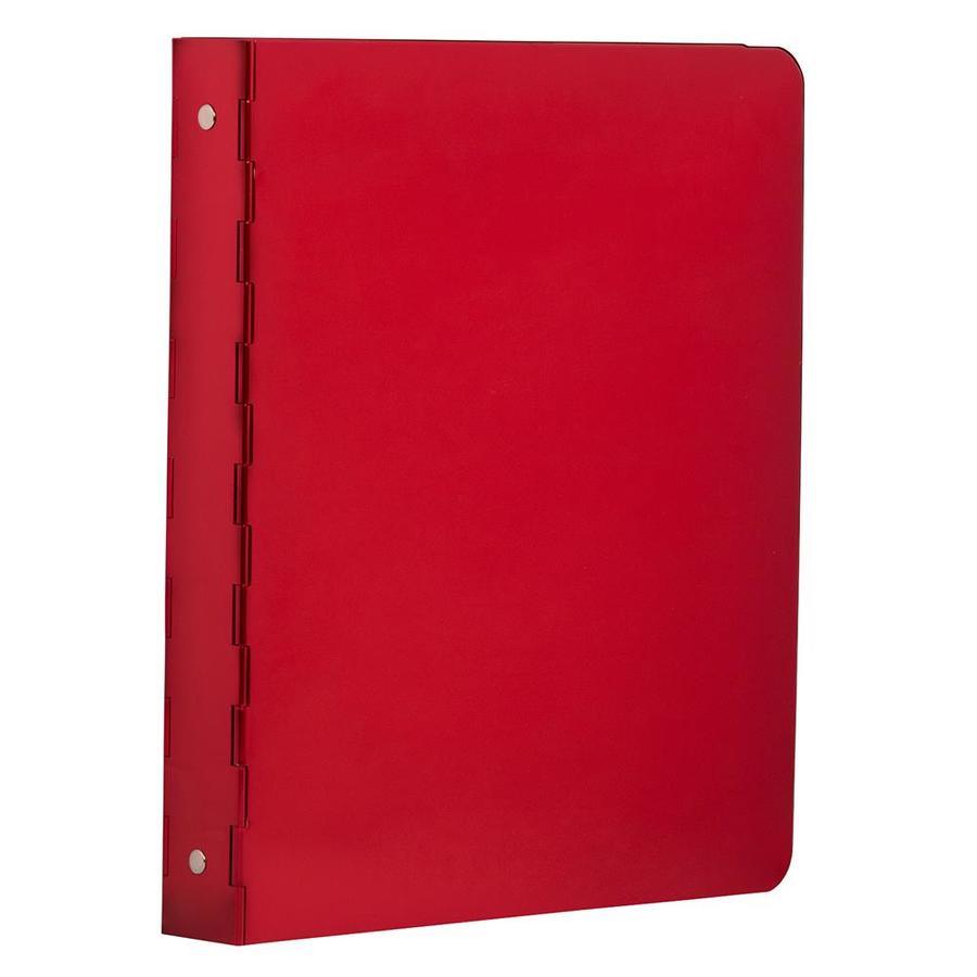 JAM Paper JAM Paper® Aluminum 1 -in Binder, Red Aluminum 3 Ring Binder ...