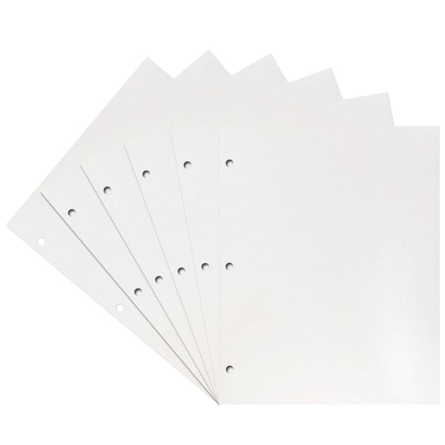 JAM Paper JAM Paper® Laminated Glossy 3 Hole Punch Two-Pocket School ...