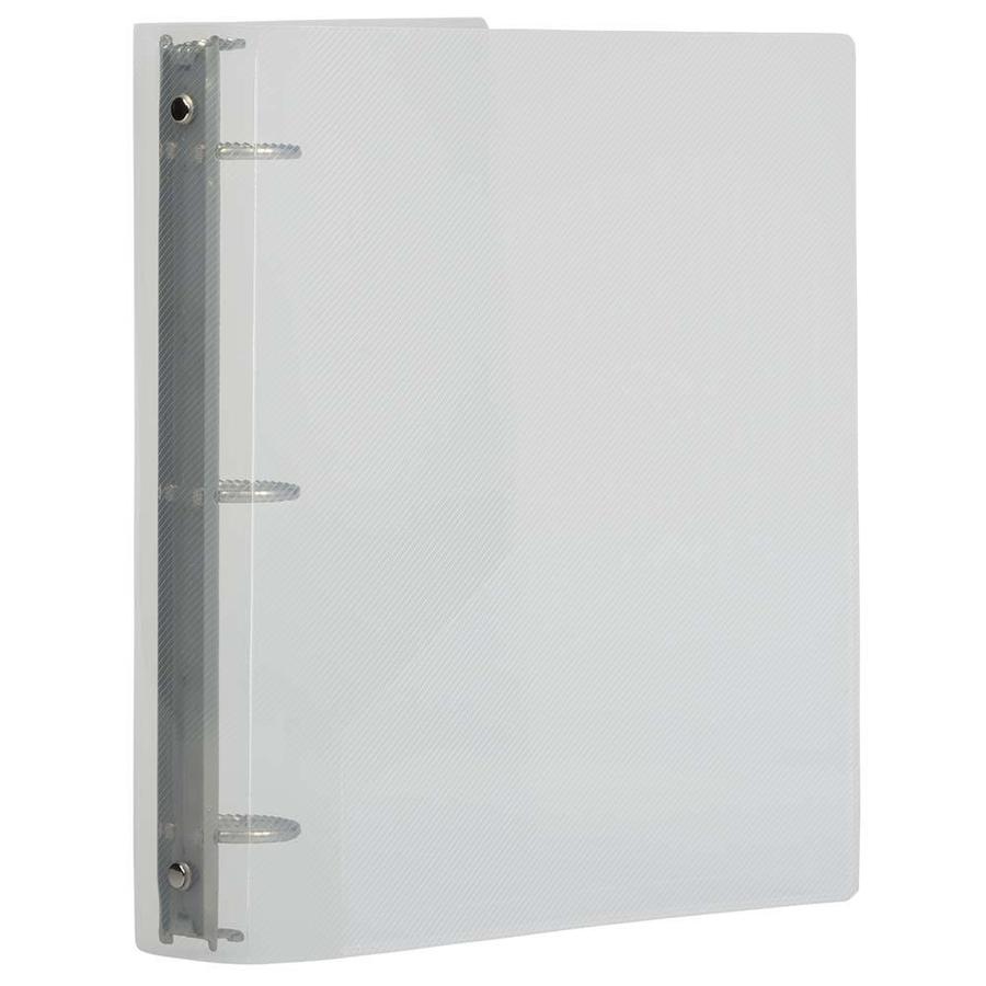 JAM Paper JAM Paper Standard 1.5-in 3-Ring Flexible Poly Binder, Clear ...