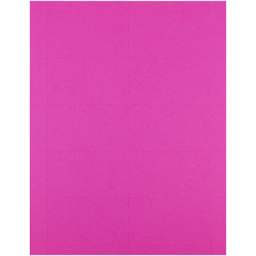 JAM Paper JAM Paper® Printable Business Cards, 3.5 x 2, Ultra Fuchsia ...