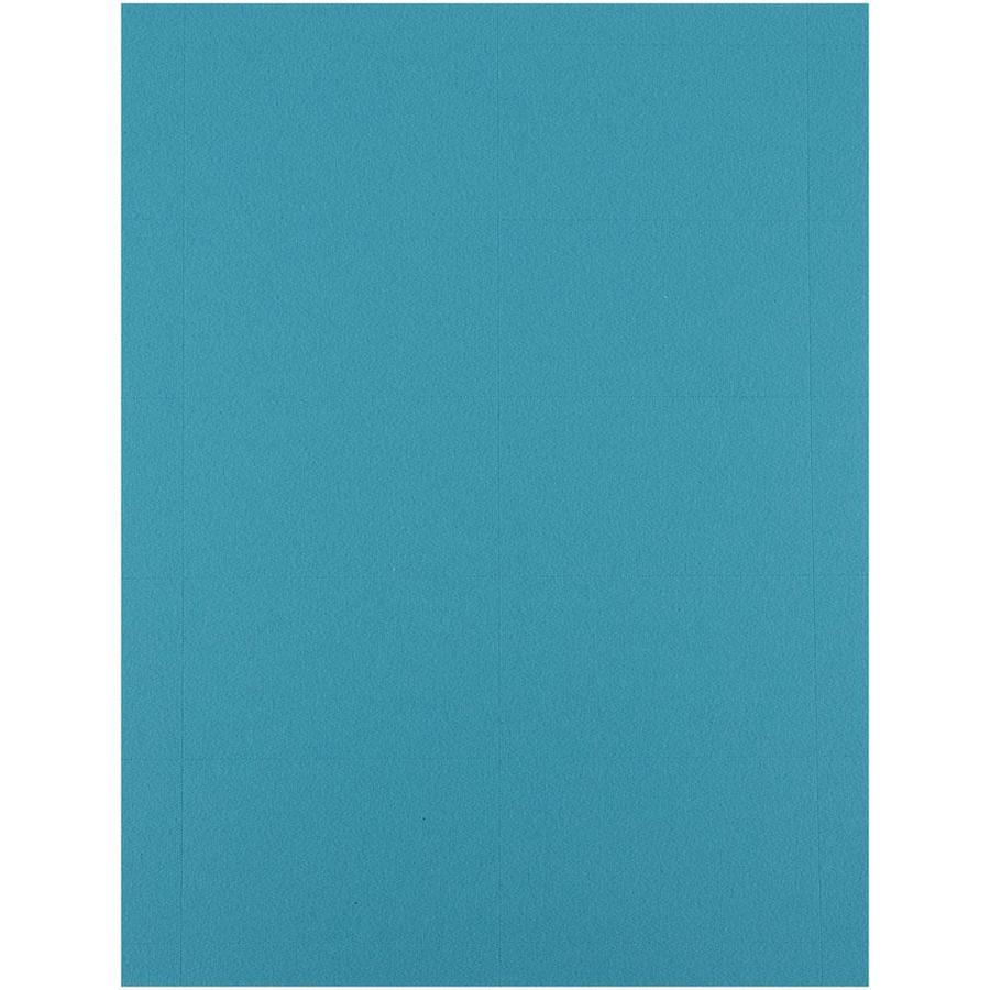 JAM Paper JAM Paper® Printable Business Cards, 3.5 x 2, Sea Blue, 100 ...