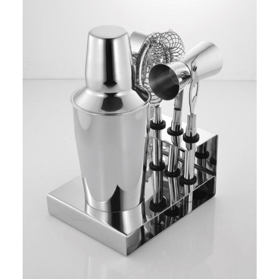 Sol Living Sol Living Stainless Steel Cocktail Shaker Bar Tool Set, 6 ...