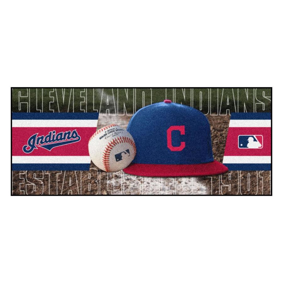 FANMATS MLB- Cleveland Indians Baseball Runner Rug- 30in. x 72in. in ...