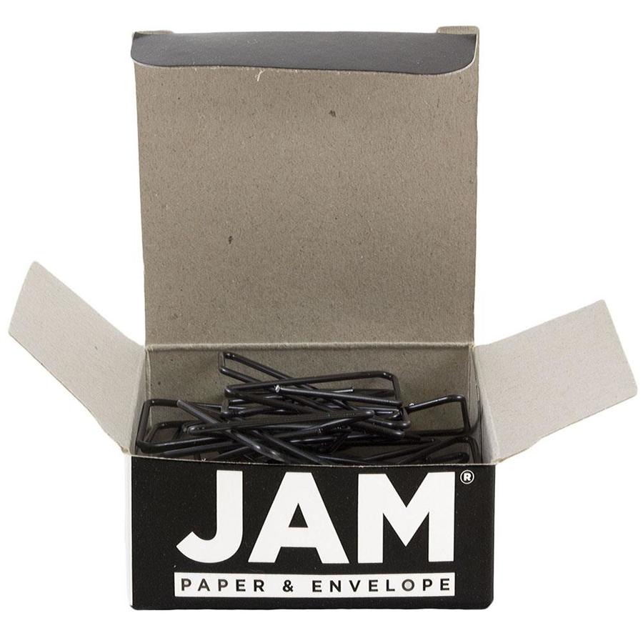 JAM Paper JAM Paper Colorful Butterfly Paper Clips, Black Paperclips ...