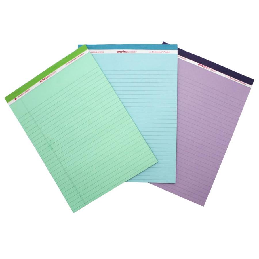 Roaring Spring Paper Products 6-Pack Purple, Blue, Green A4 Notepad in ...