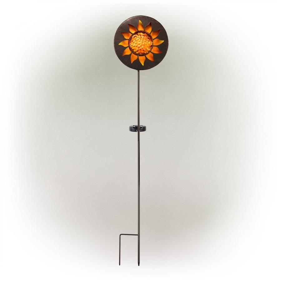 Alpine Corporation Solar Sun Garden Stake with LED Lights-TM in the ...