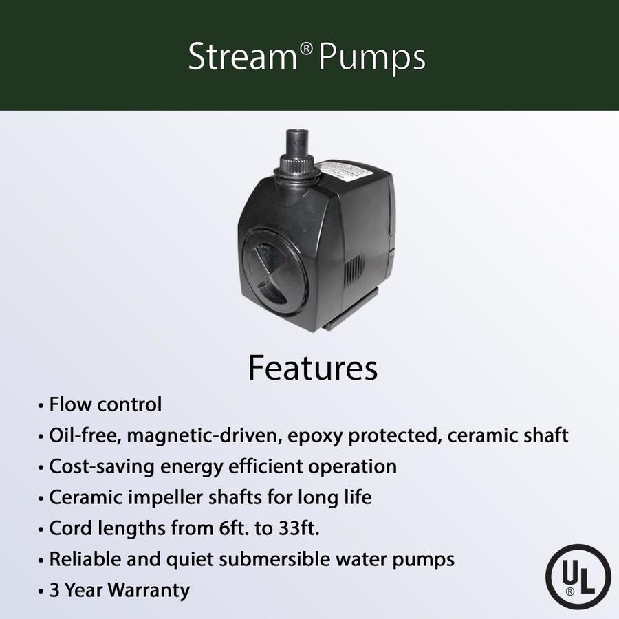 Alpine Corporation 400-GPH Submersible Pond Pump in the Pond Pumps ...
