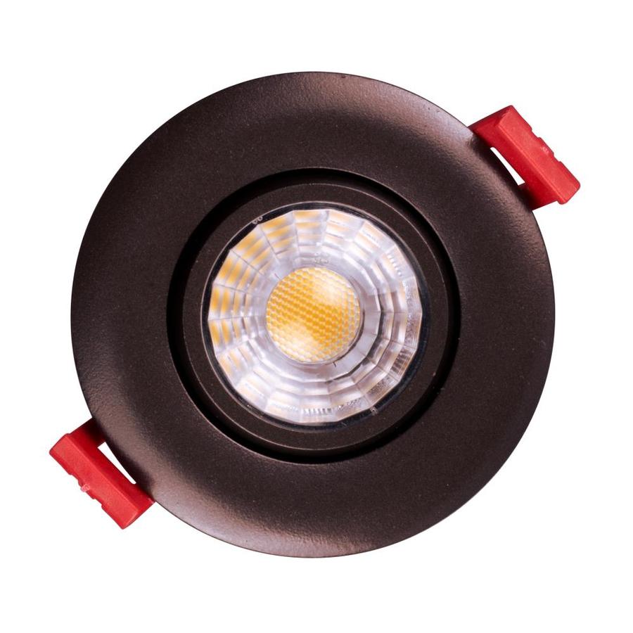 Nicor Lighting DGD3 3-in 40-Watt Equivalent Oil-Rubbed Bronze Round ...