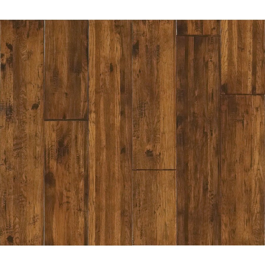 Shaw Beacon Point Prefinished Highland Trail Hickory Handscraped 3/4-in ...