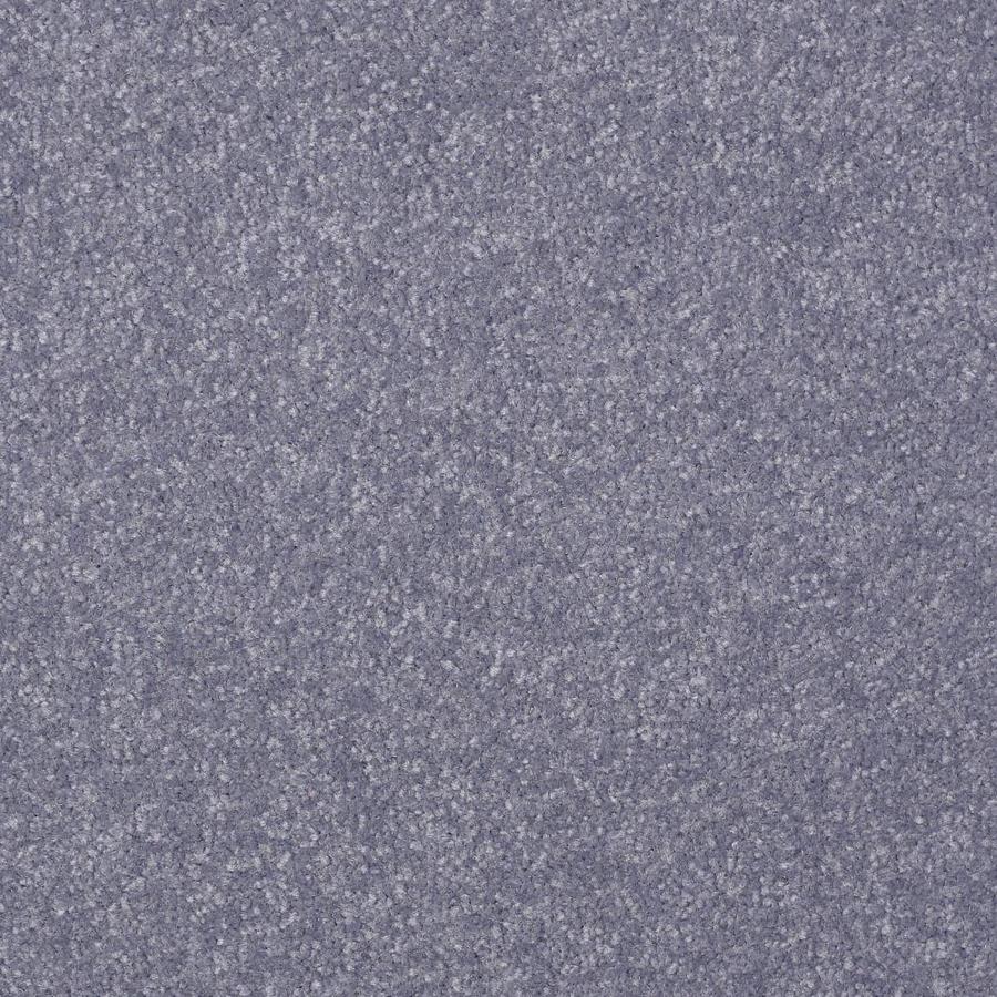 Shaw Wide Width Chambers Periwinkle Carpet Sample at Lowes.com