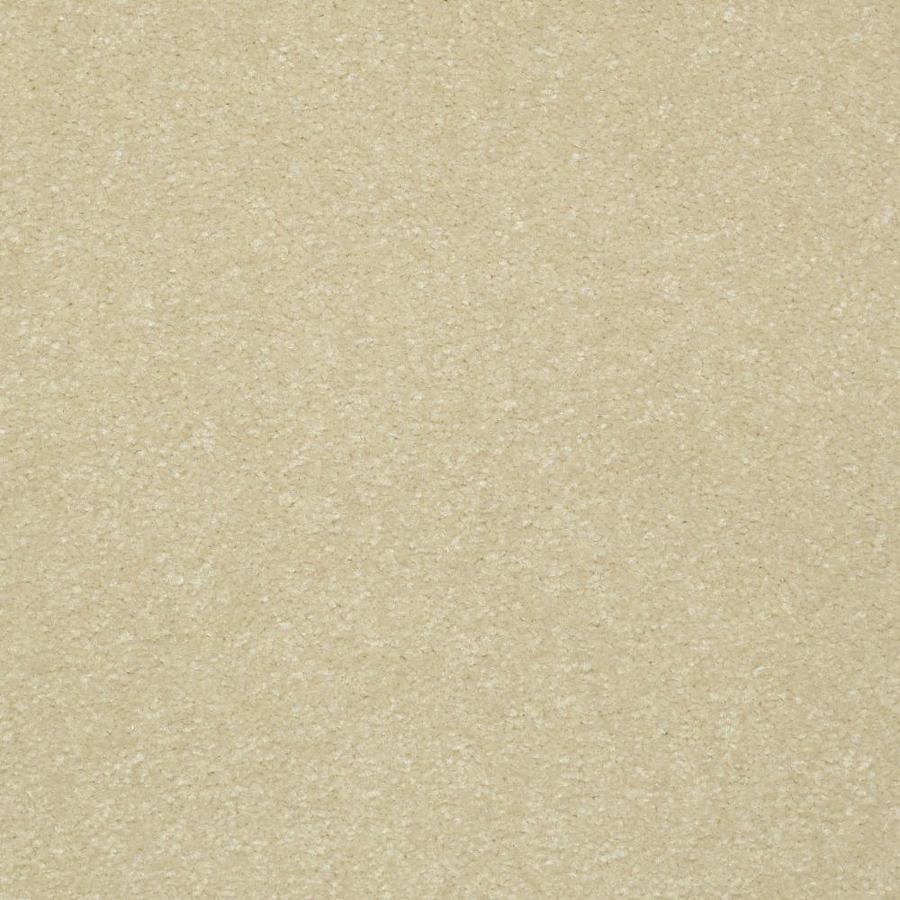Shaw Wide Width Chambers Cream Carpet Sample at Lowes.com
