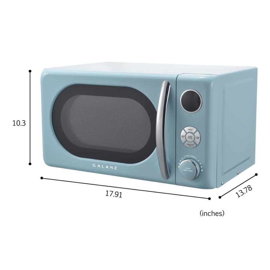 Galanz Retro microwave design 0.7-cu ft 700-Watt Countertop Microwave ...
